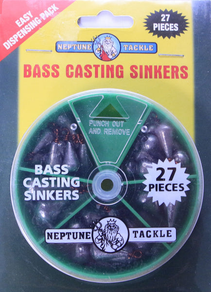 Neptune Tackle Bass Casting Sinkers BASS – Mid Coast Fishing Bait & Tackle