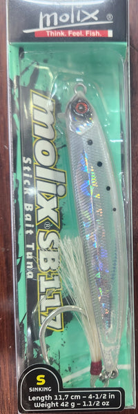 MOLIX SB117 STICK BAIT SINKING FISHING LURE 117MM - #30 – Mid Coast ...