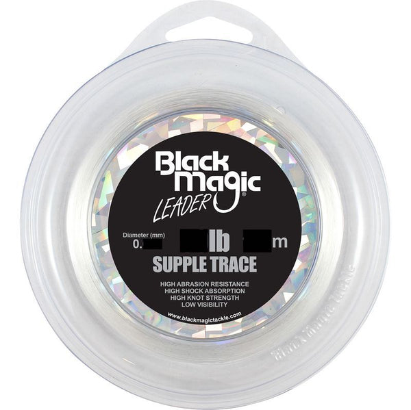 Black Magic Supple Trace Leader Line 50lb 100m – Mid Coast Fishing Bait ...