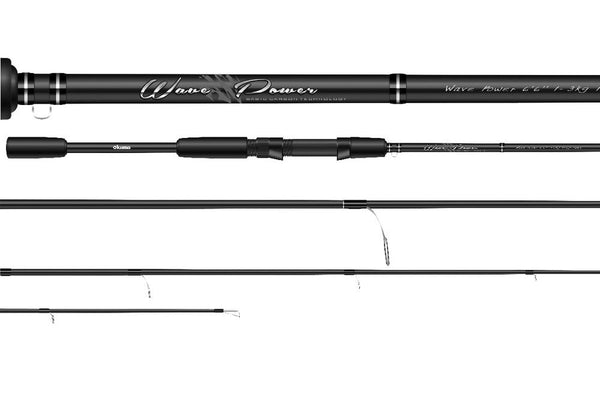 Okuma Wave Power Spin Rod - 902L 9'0" 2pc 3-6kg – Mid Coast Fishing ...