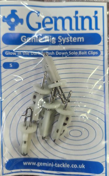 Gemini Genie Rig System Splash Down Clip GLOW – Mid Coast Fishing Bait ...