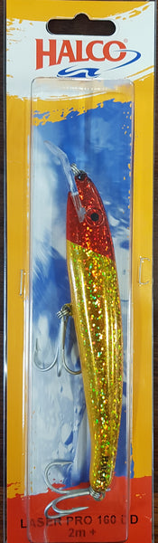 Halco Laser Pro 160DD Lure - Colour H78 Red Neck – Mid Coast Fishing ...