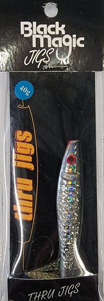 Black Magic Thru Jigs Black 40gram – Mid Coast Fishing Bait & Tackle