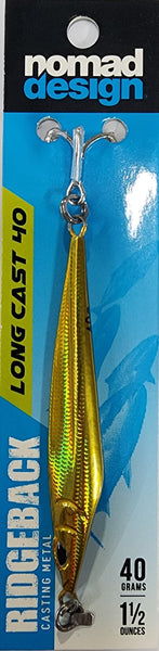 Nomad Design Ridgeback Casting Lure 40gram Gold Buster – Mid Coast ...