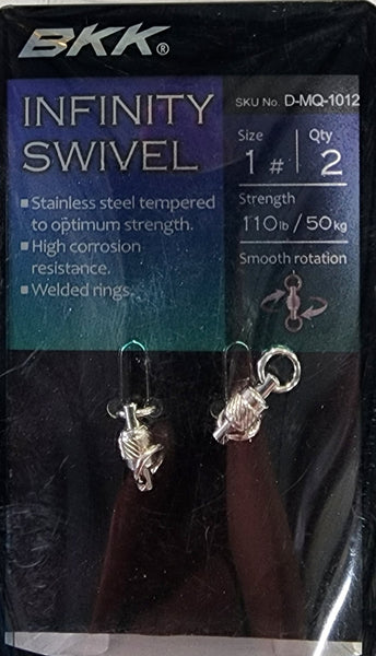 BKK Infinity Swivel size 1 Qty 2 – Mid Coast Fishing Bait & Tackle