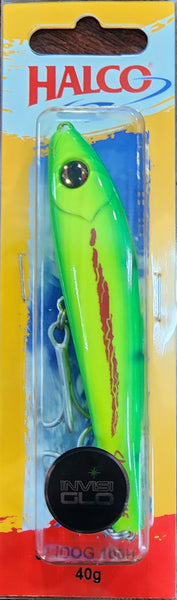 Halco Slidog Lure 105 H 40g - H89 Lumo – Mid Coast Fishing Bait & Tackle