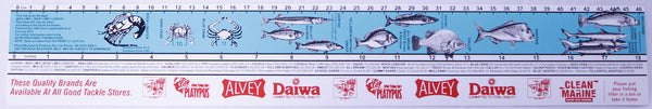 Fish Measure Sticker Ruler - Small 46cm – Mid Coast Fishing Bait & Tackle
