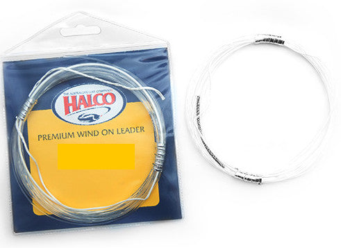 Halco Fishing Premium Wind On Leader - 100lb 25ft – Mid Coast Fishing ...