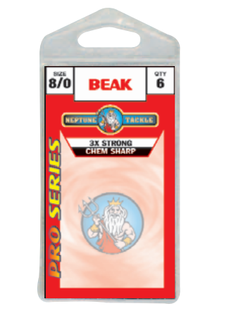 Neptune Octopus Beak Hook Value Pack - Size 4/0, 14 Pieces CB40 – Mid ...