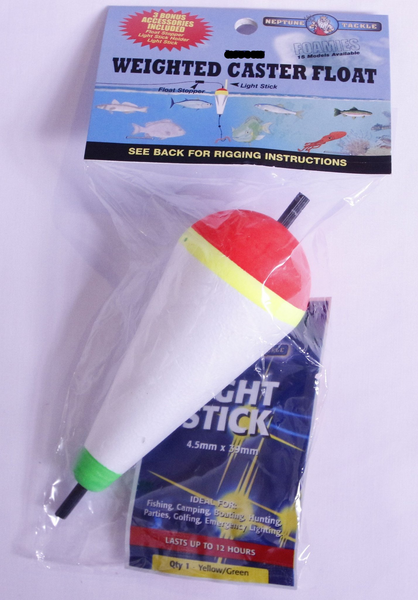 Neptune Tackle Weighted Caster Float - Medium WCFM – Mid Coast Fishing ...