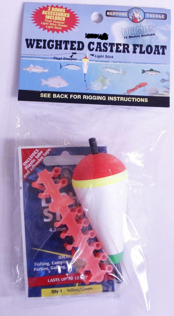 Neptune Tackle Weighted Caster Float - Medium WCFM – Mid Coast Fishing ...