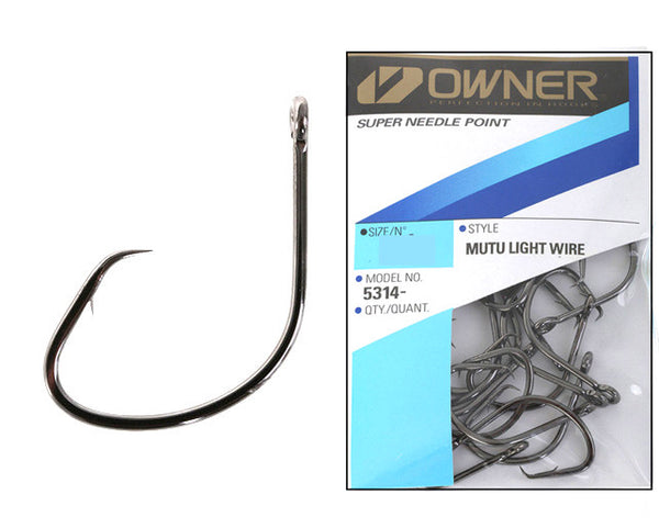 Owner Mutu Light Circle Hook Bulk Pack - Size 2, 46 pcs – Mid Coast ...