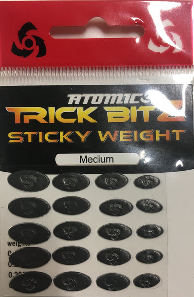 Atomic Trick Bitz Sticky Weights - Medium – Mid Coast Fishing Bait & Tackle