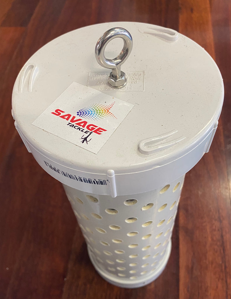 Savage PVC Weighted Burley Pot - 9mm Large – Mid Coast Fishing Bait ...