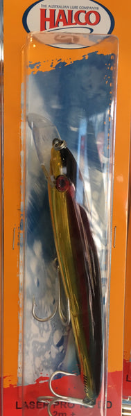 Halco Laser Pro 160DD Lure - Colour H51 Chrome Gold Black Back – Mid ...