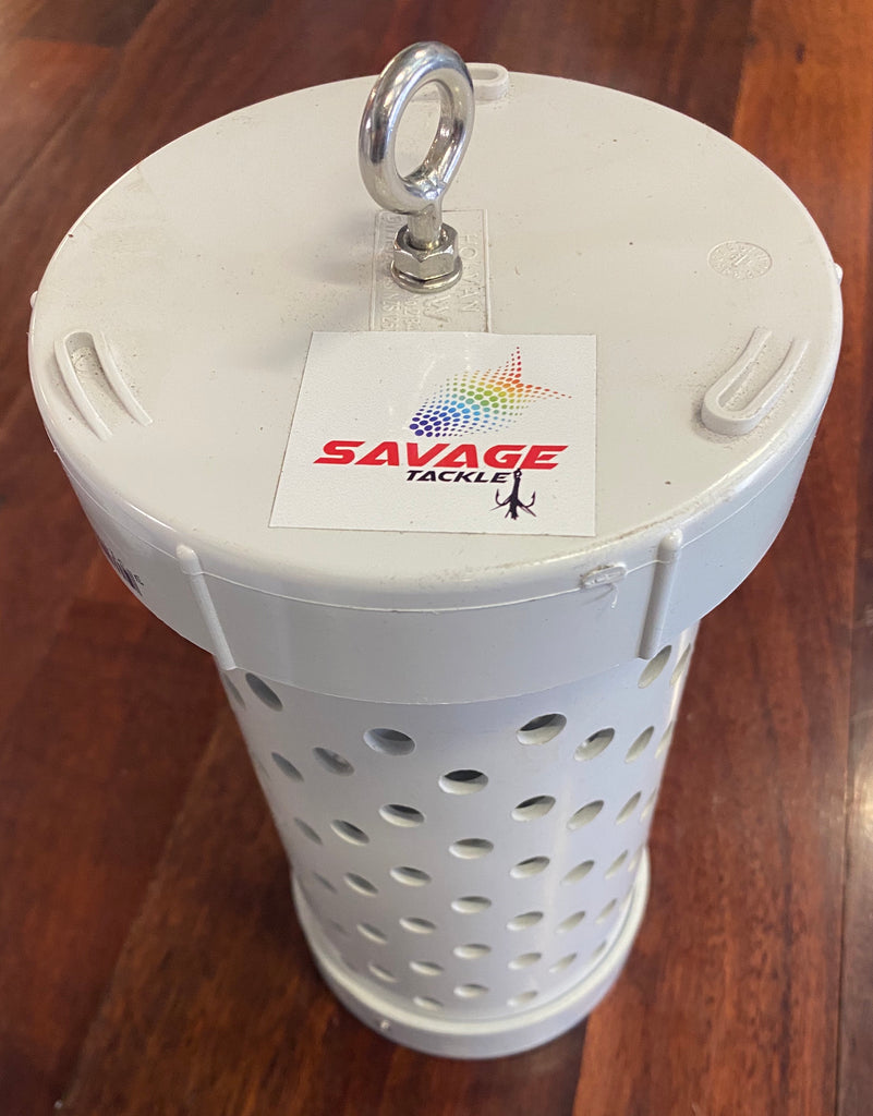 Savage PVC Weighted Burley Pot - 9mm Large – Mid Coast Fishing Bait ...
