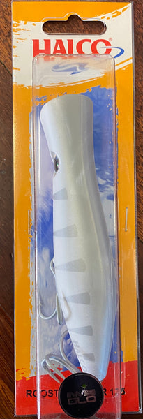 Halco Roosta Popper Lure 135mm 49g H91 Silver Shadow – Mid Coast ...
