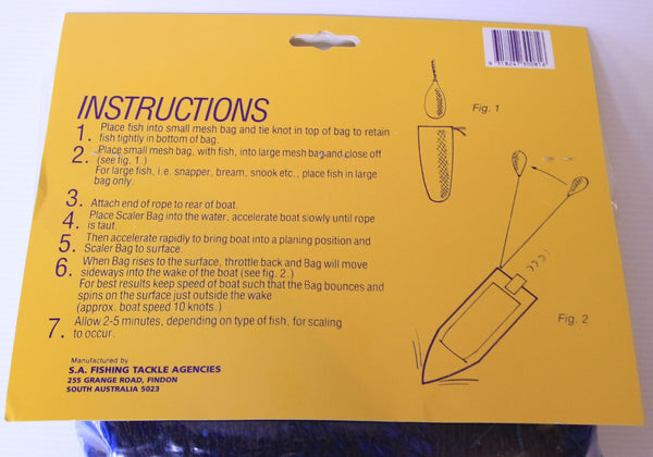 Heavy Duty Scaler Scaling Bag – Mid Coast Fishing Bait & Tackle